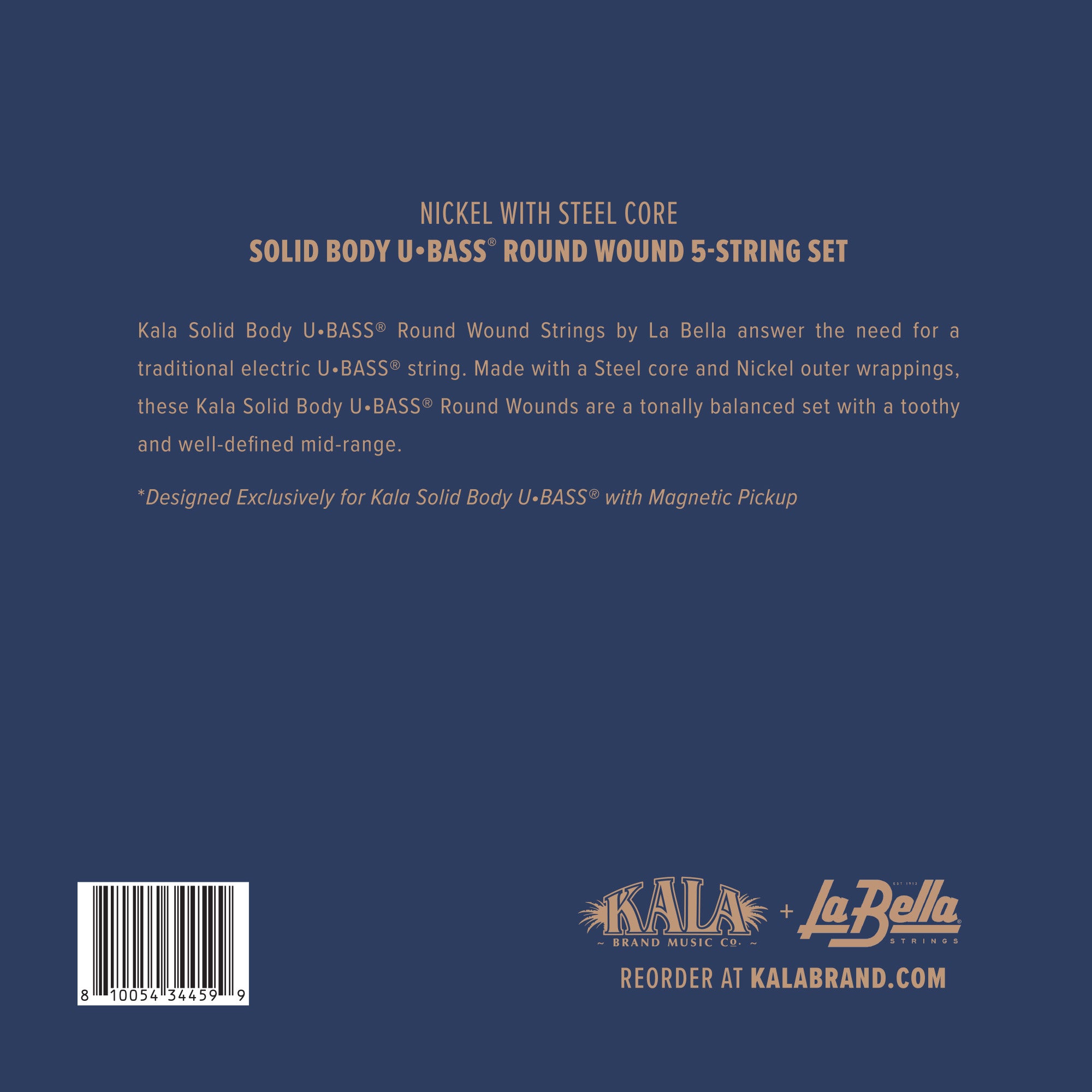 Strings for Solid Body U•BASS® with Magnetic Pickup – Kala Brand Music Co.™