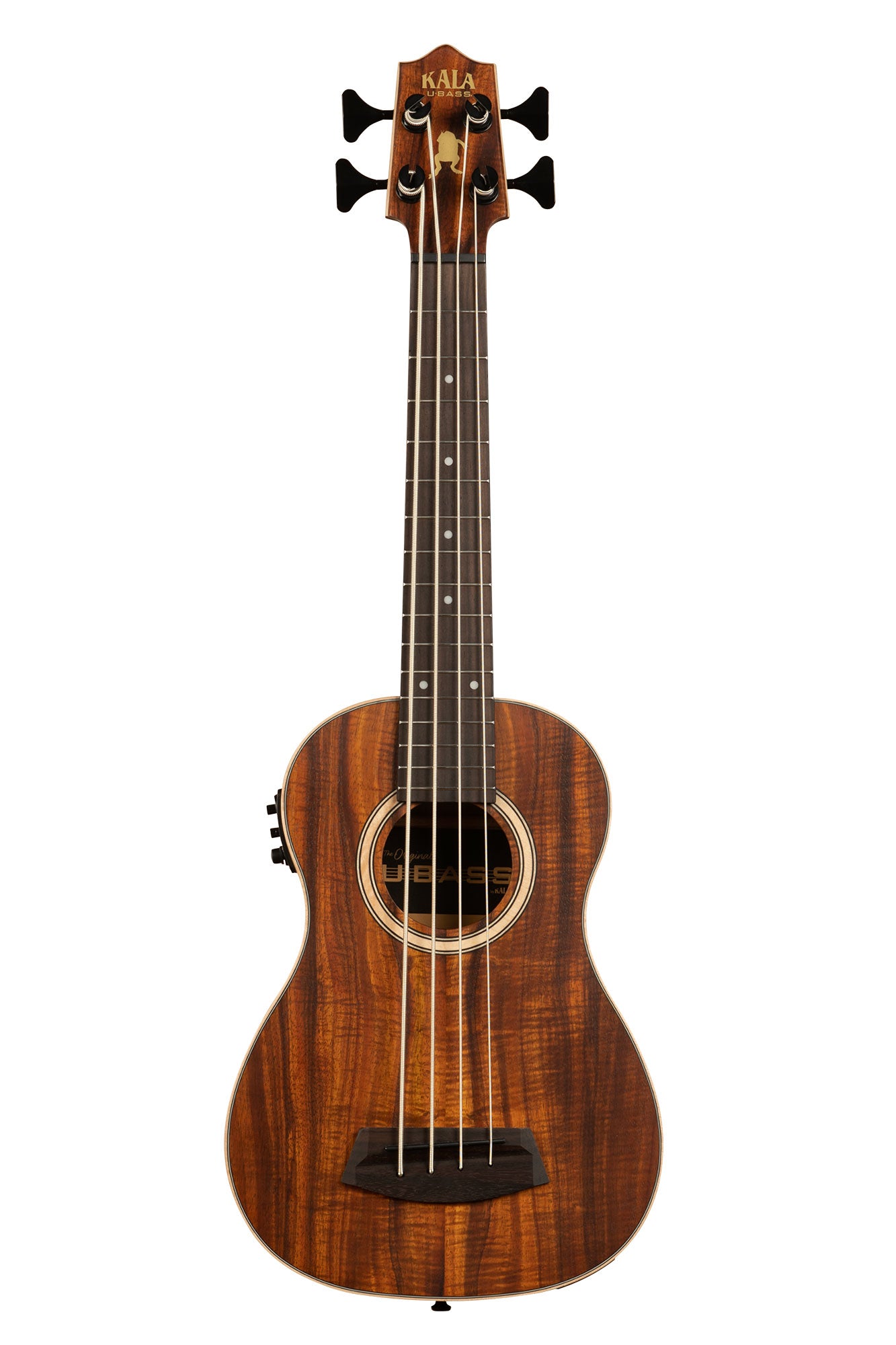 Solid Hawaiian Koa Top Acoustic-Electric U•BASS® – Kala Brand Music Co.™