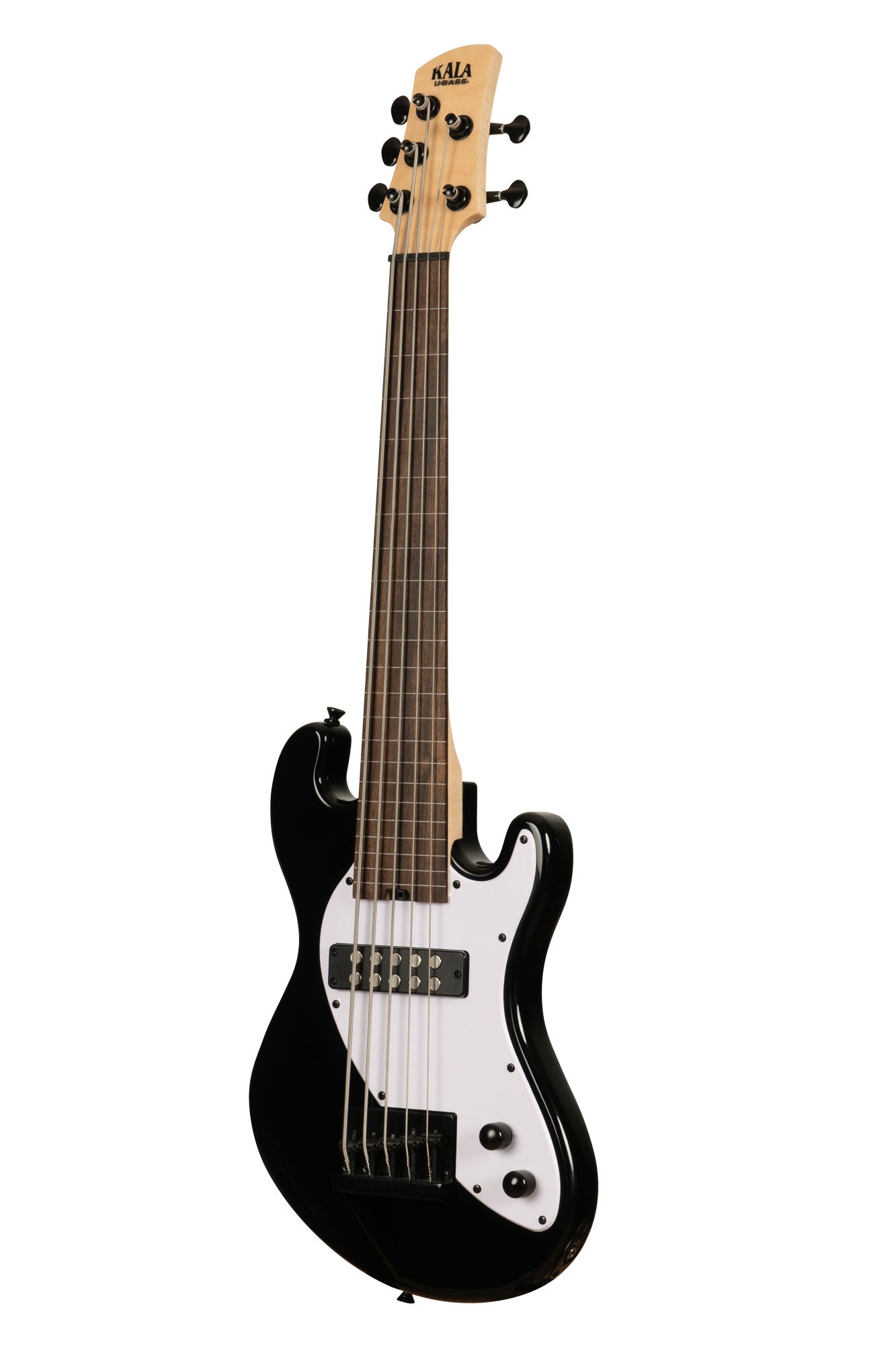 Solid Body 5-String Jet Black Fretless U•BASS® – Kala Brand Music Co.™