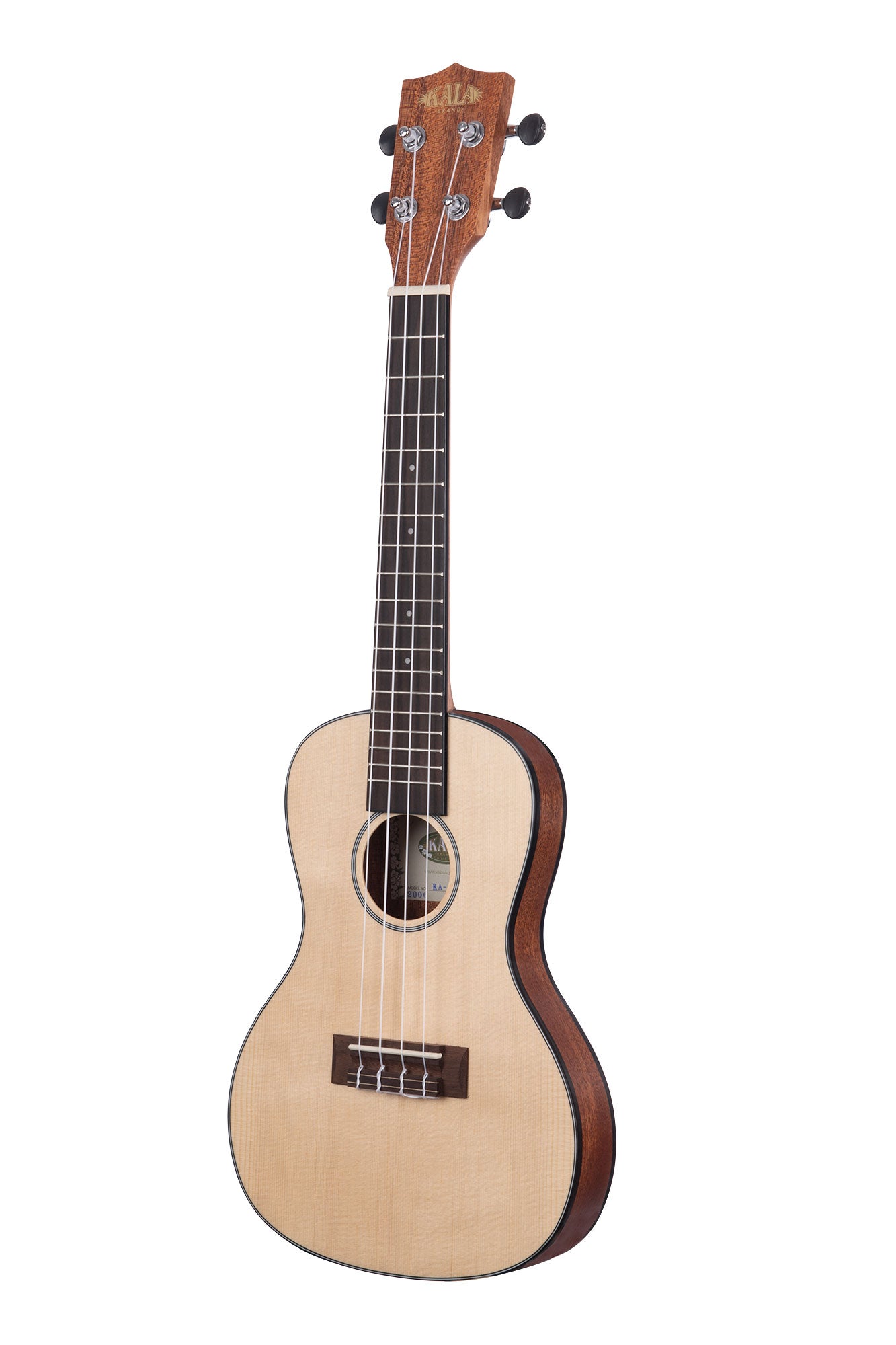 Solid Spruce Top Mahogany Travel Concert Ukulele – Kala Brand Music Co.™
